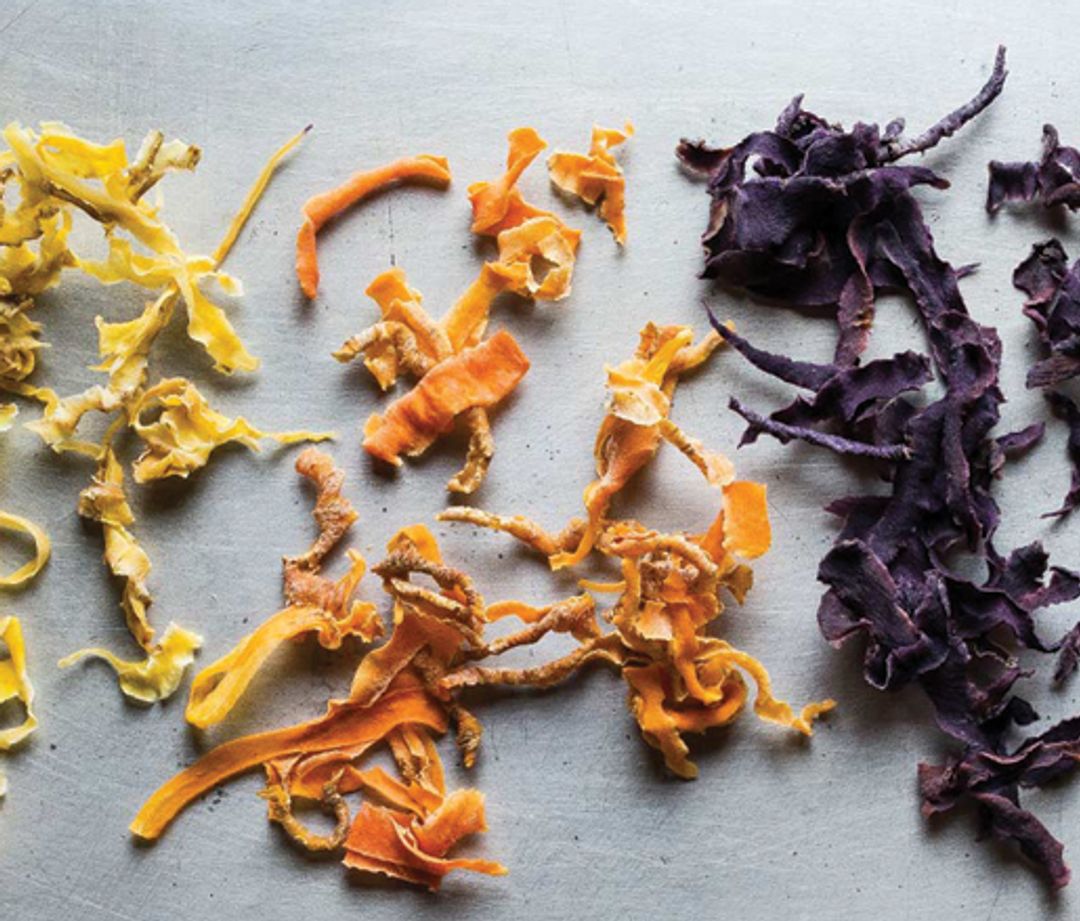 Root Vegetable Peel Chips | James Beard Foundation