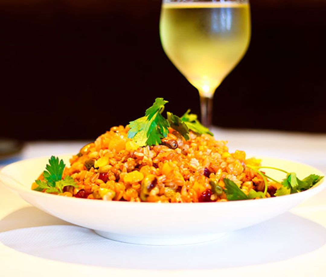 Jeweled Farro Verde | James Beard Foundation