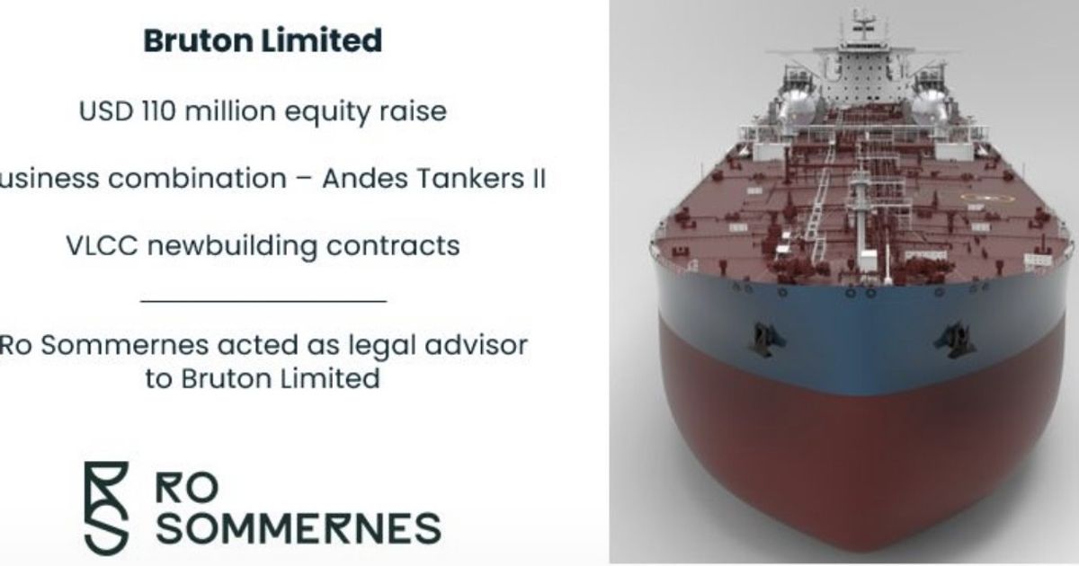 Ro Sommernes bistår Bruton Limited | Ro Sommernes