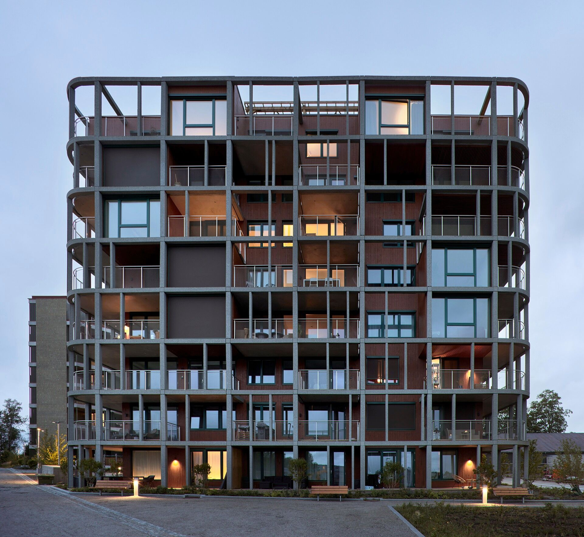 Ski Tower – Sustainable Façade with STENI Nature