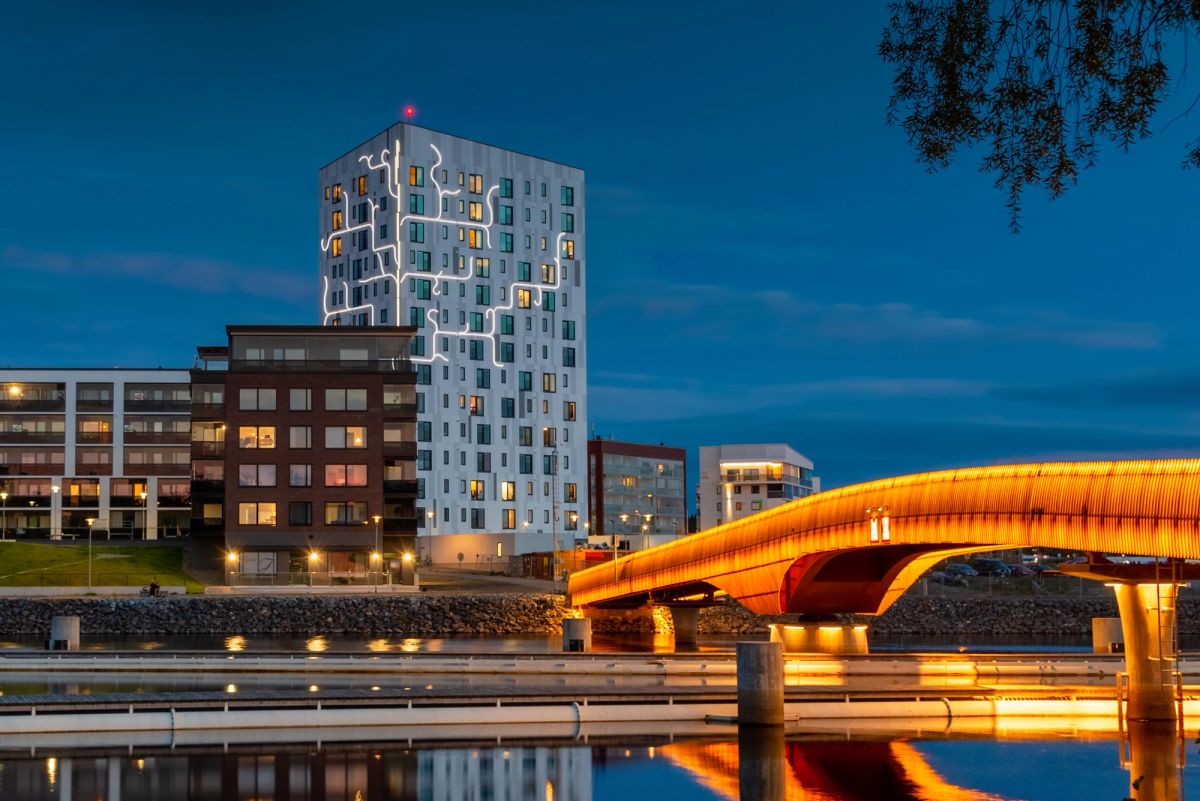 Finland’s tallest wooden building, clad with Steni façade panels