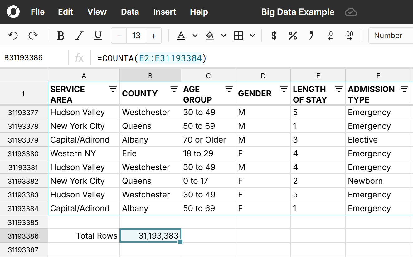 Row Zero for Students - Row Zero – the spreadsheet for modern cloud data