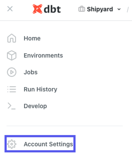 dbt Cloud Blueprint Authorization | Shipyard Documentation