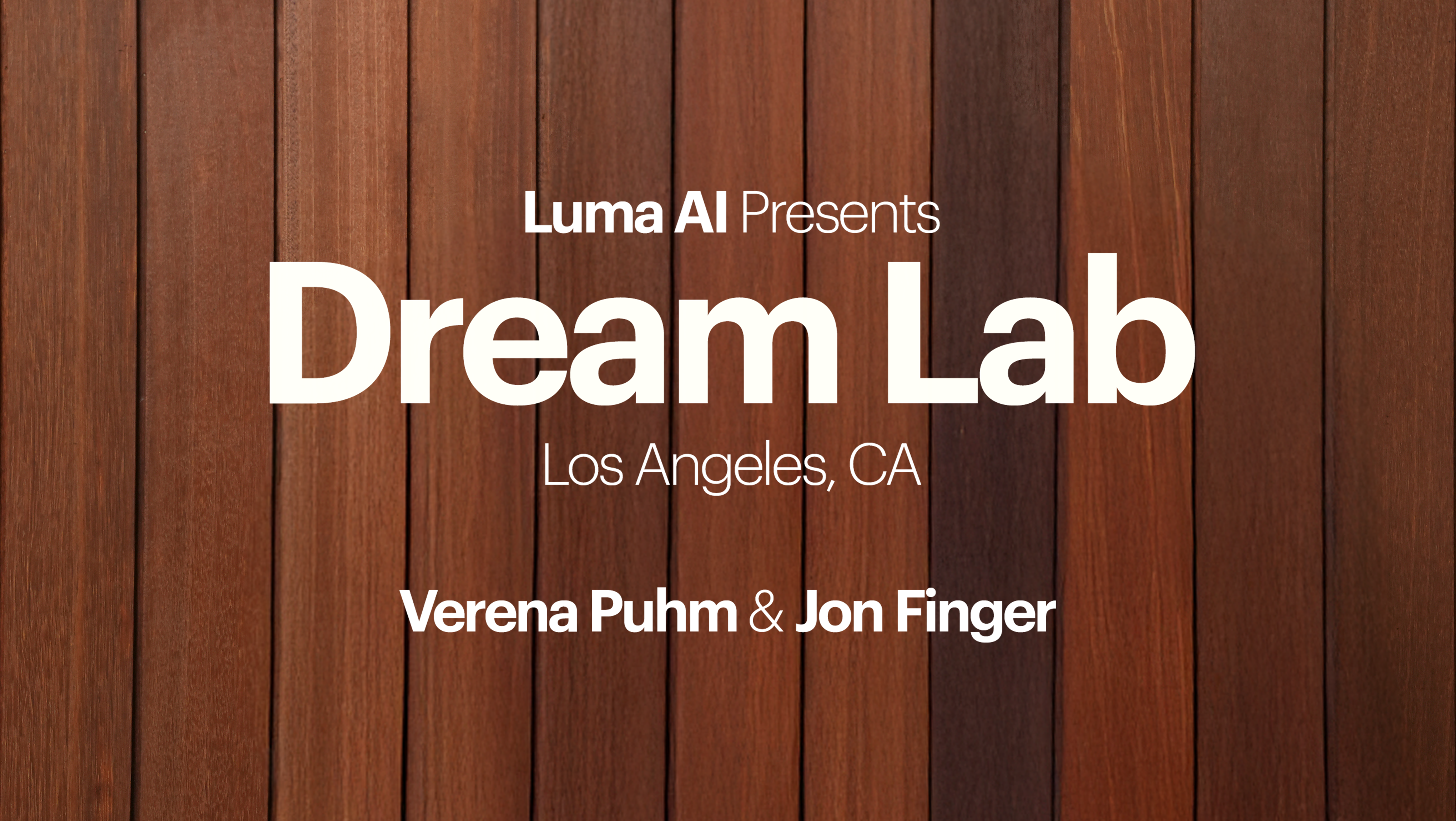 Introducing Dream Lab LA | Luma