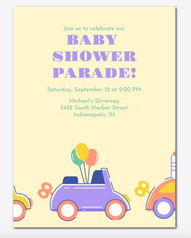 Virtual Baby Shower Invitations