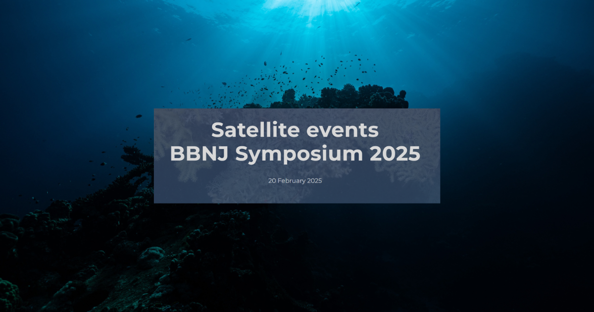 Satellite Event BBNJ Symposium 2025 | Marbles
