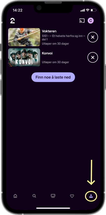 Last ned innhold i TV 2 Play-appen - Bruke TV 2 Play | TV 2 Hjelp