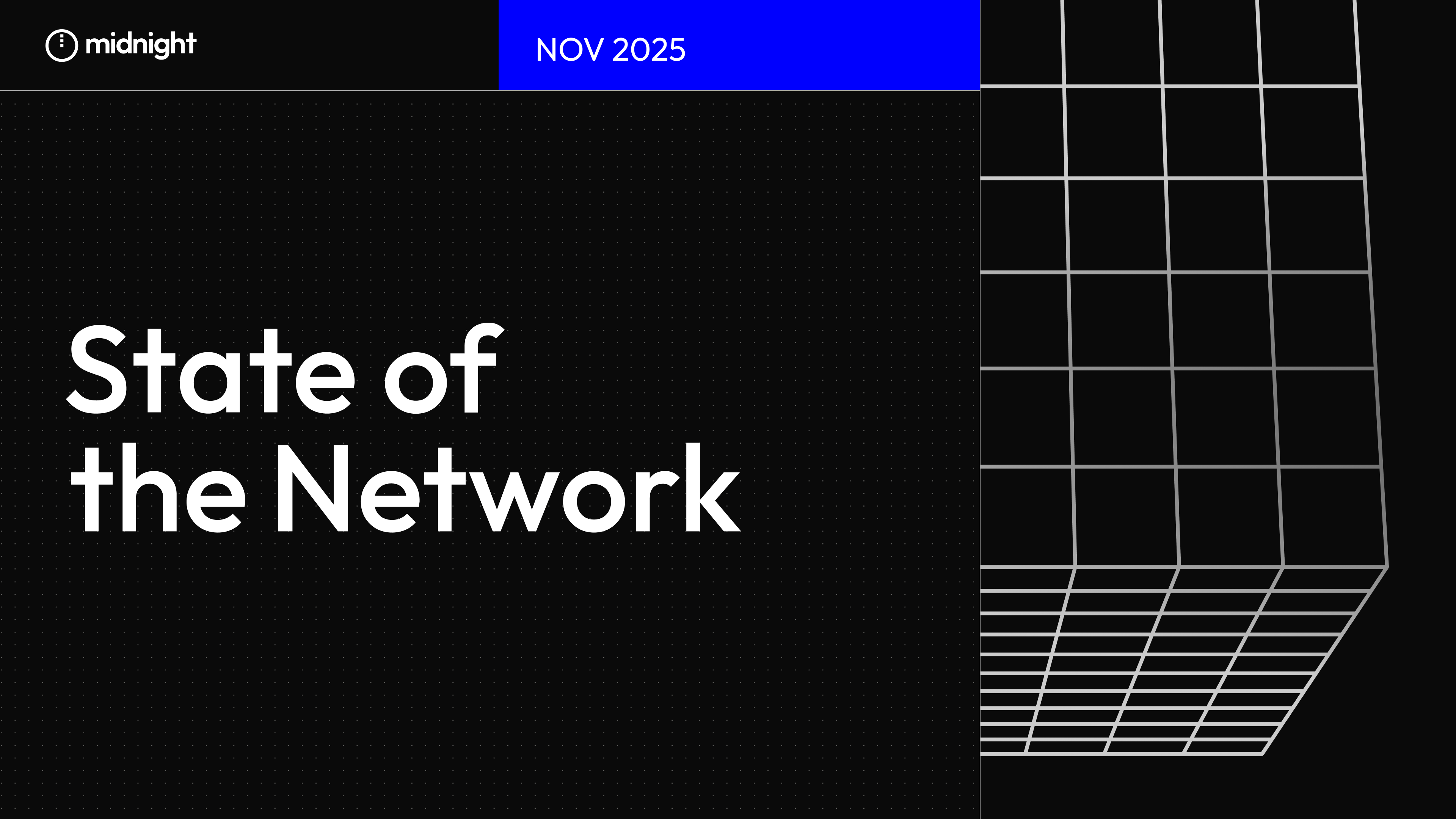 Midnight blog | State of the Network - November 2025