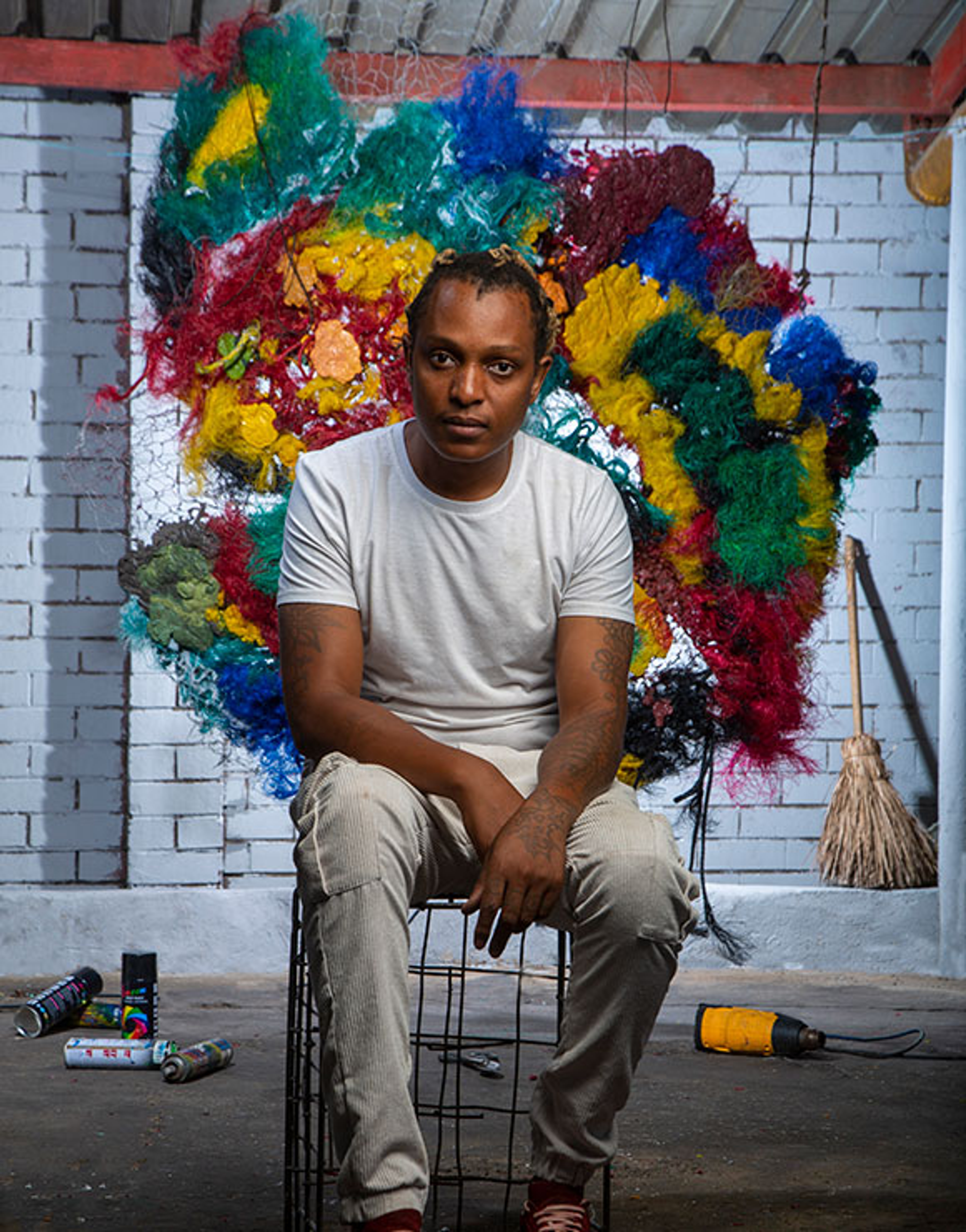 Manyaku Mashilo in ‘Rites of Passage’ at Gagosian, London
