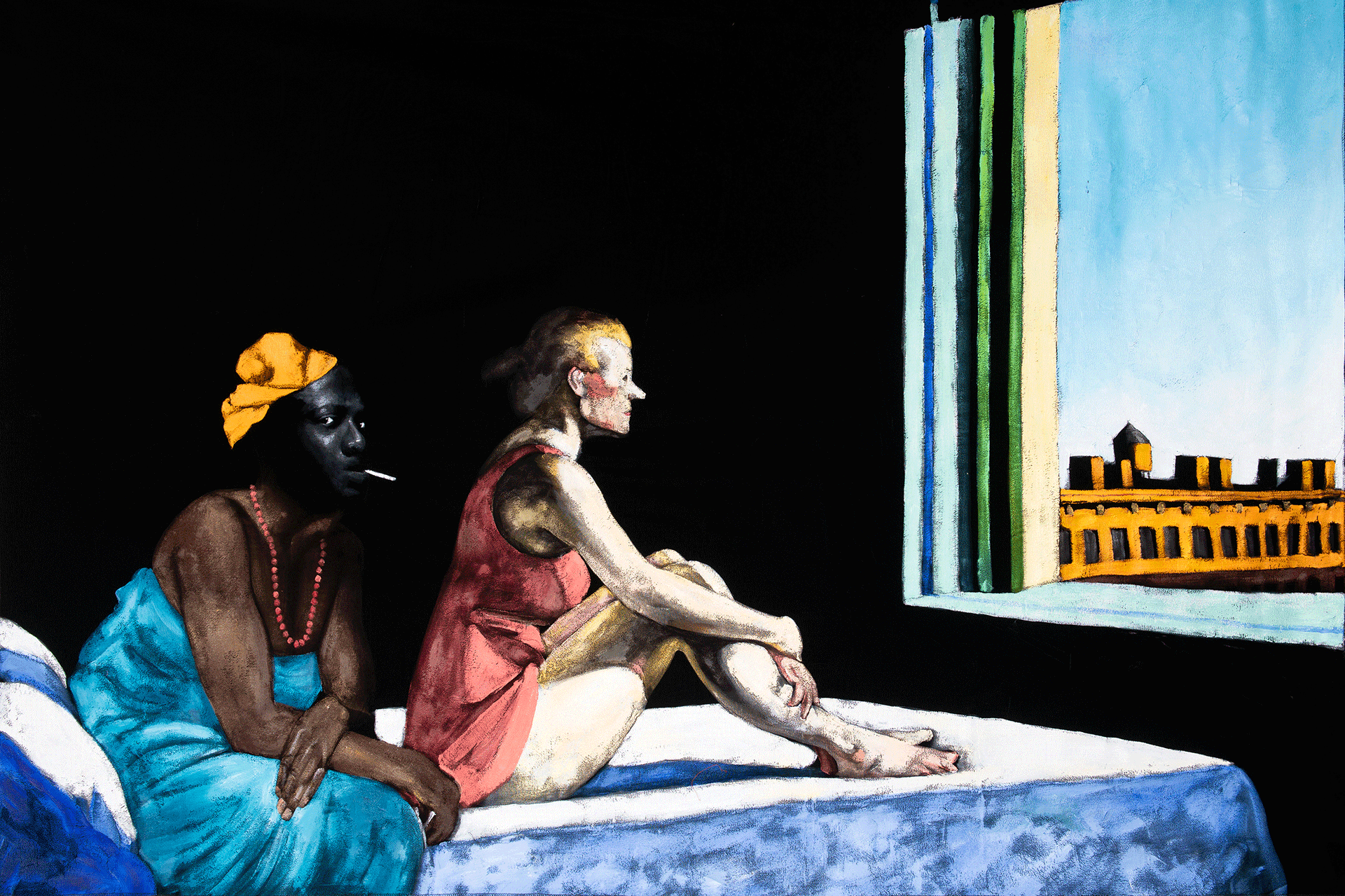 Morning Sun (1952), after Edward Hopper, 2025