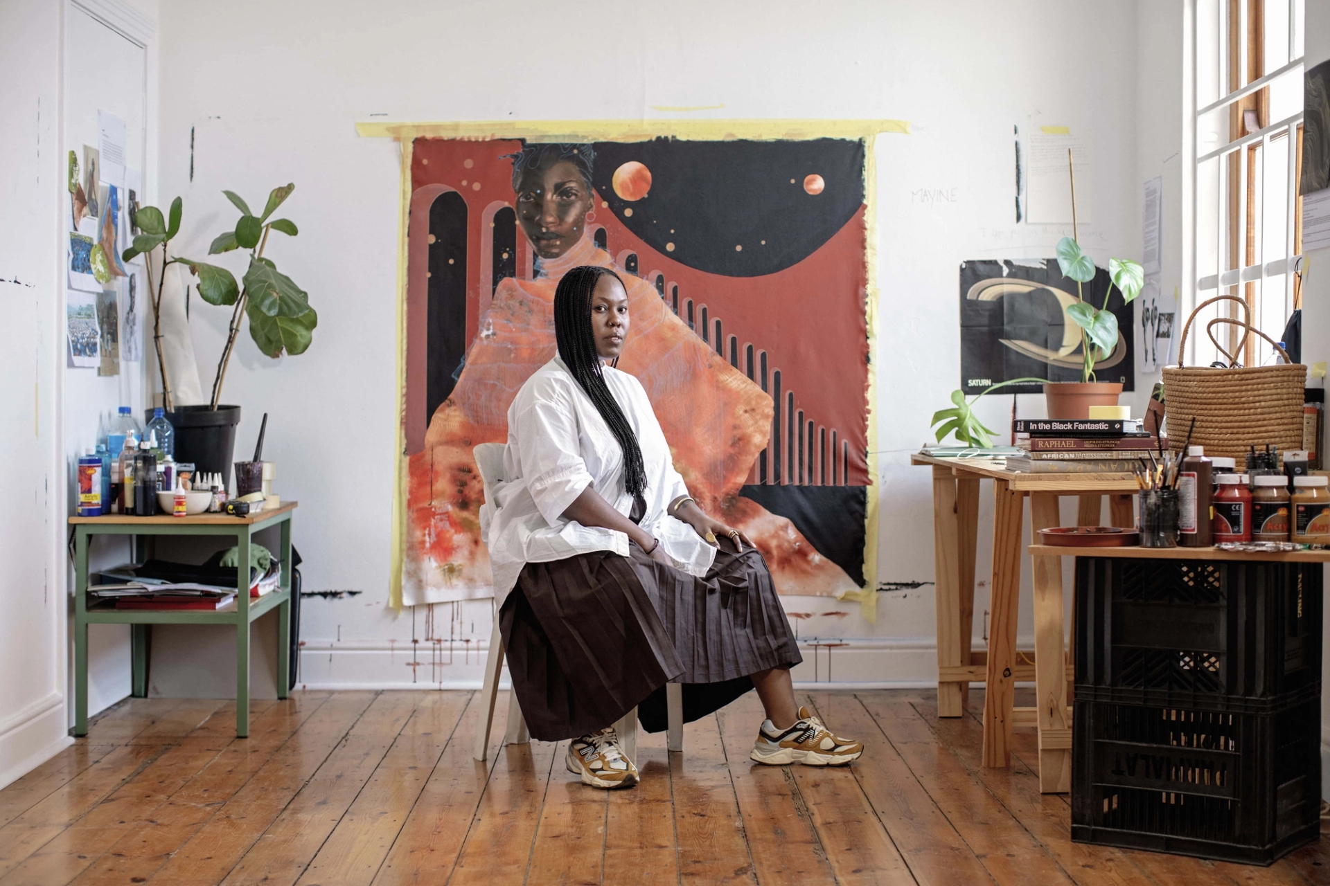 Manyaku Mashilo - mixed-media artist and painter