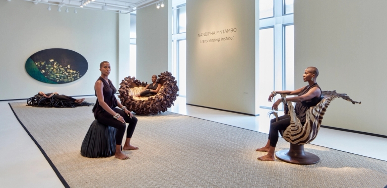 Nandipha Mntambo - contemporary artist and sculptor