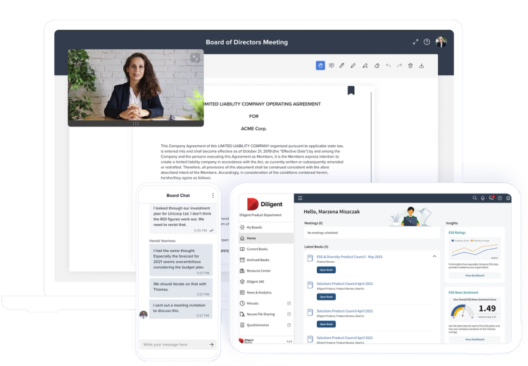 Diligent Boards - The #1 board management software