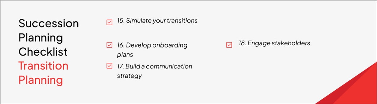 21-step succession planning checklist to smooth your next transition