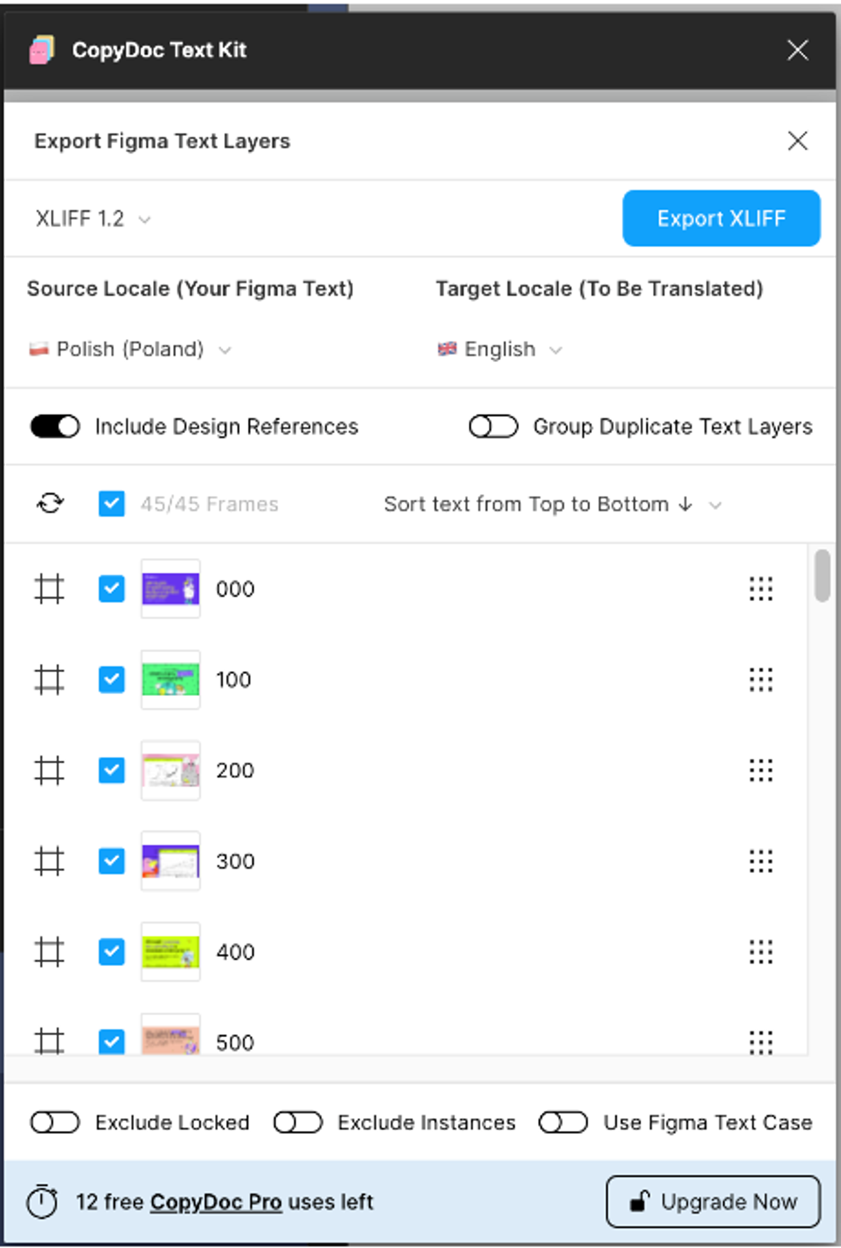 How to export, update and import copy back to a Figma file? - Bejamas