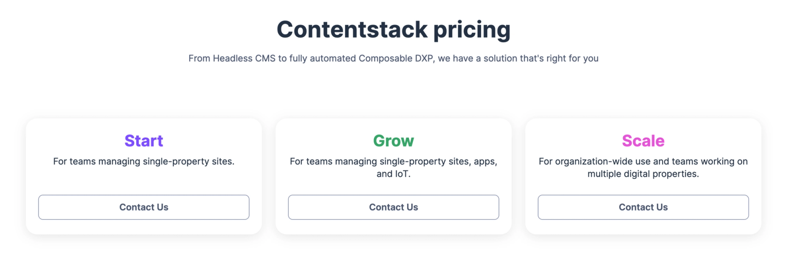 Contentstack Review and Features - Bejamas