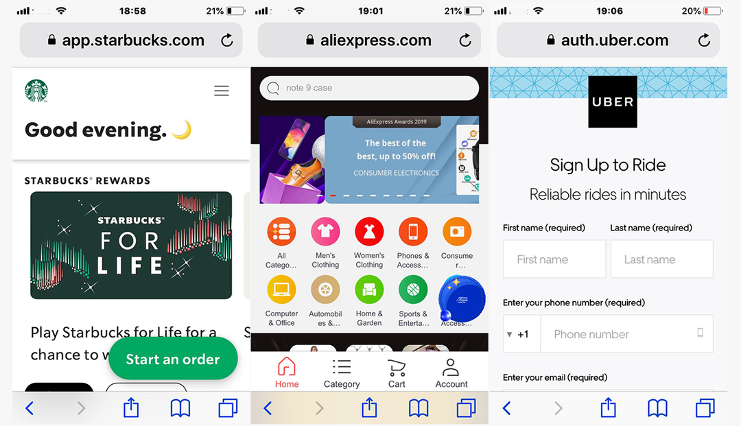 Progressive Web App Examples - Bejamas Progressive Web App Examples - Bejamas