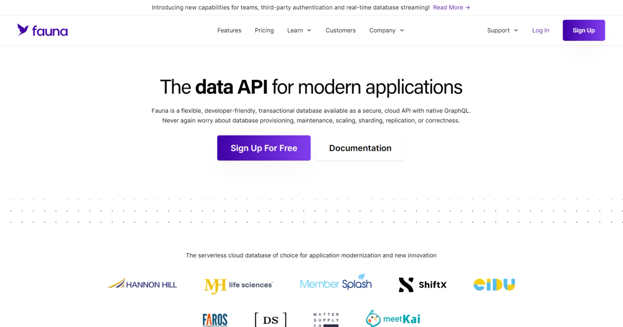Free Cloud Database Services - Bejamas