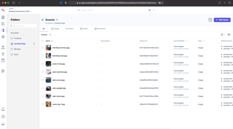Contentstack Review and Features - Bejamas