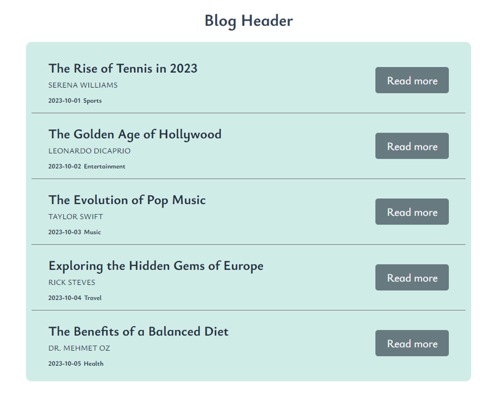 Building a dynamic pagination component with Next.js and Strapi - Bejamas