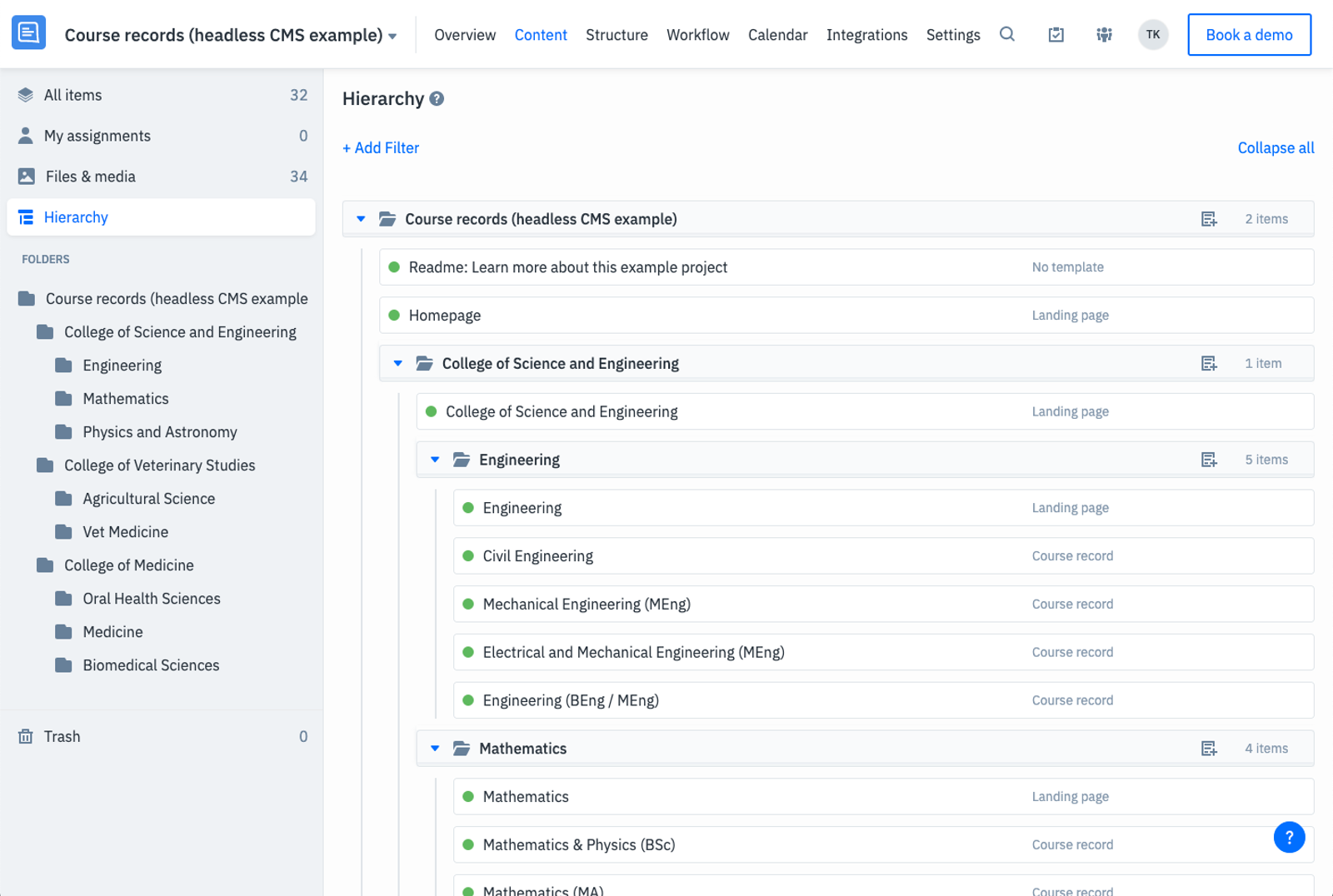 GatherContent Review and Features - Bejamas