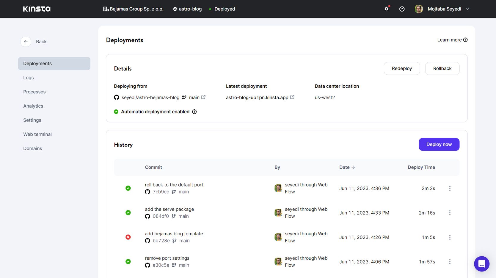 What is Kinsta: A Review of Hosting and Deployment Features - Bejamas