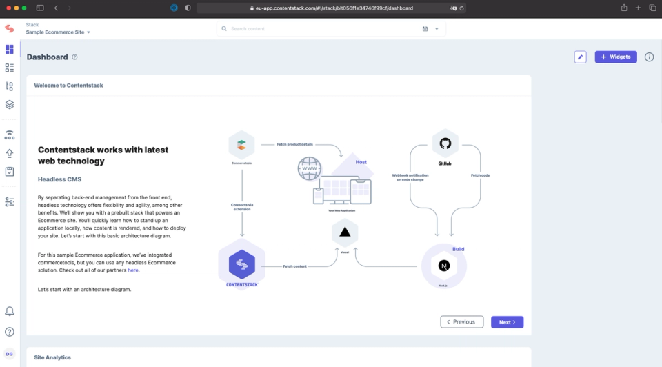 Contentstack Review and Features - Bejamas