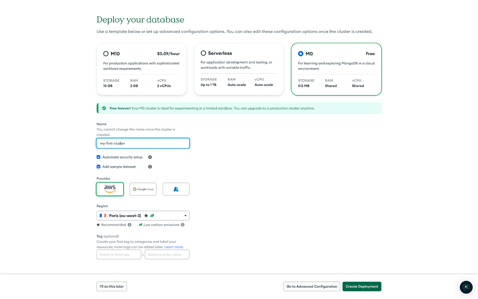 What is MongoDB Atlas: A Review of Serverless Database Features - Bejamas