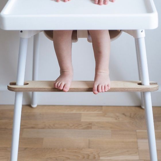 Antilop High Chair with adjustable Footrest | Emu Holiday Hire