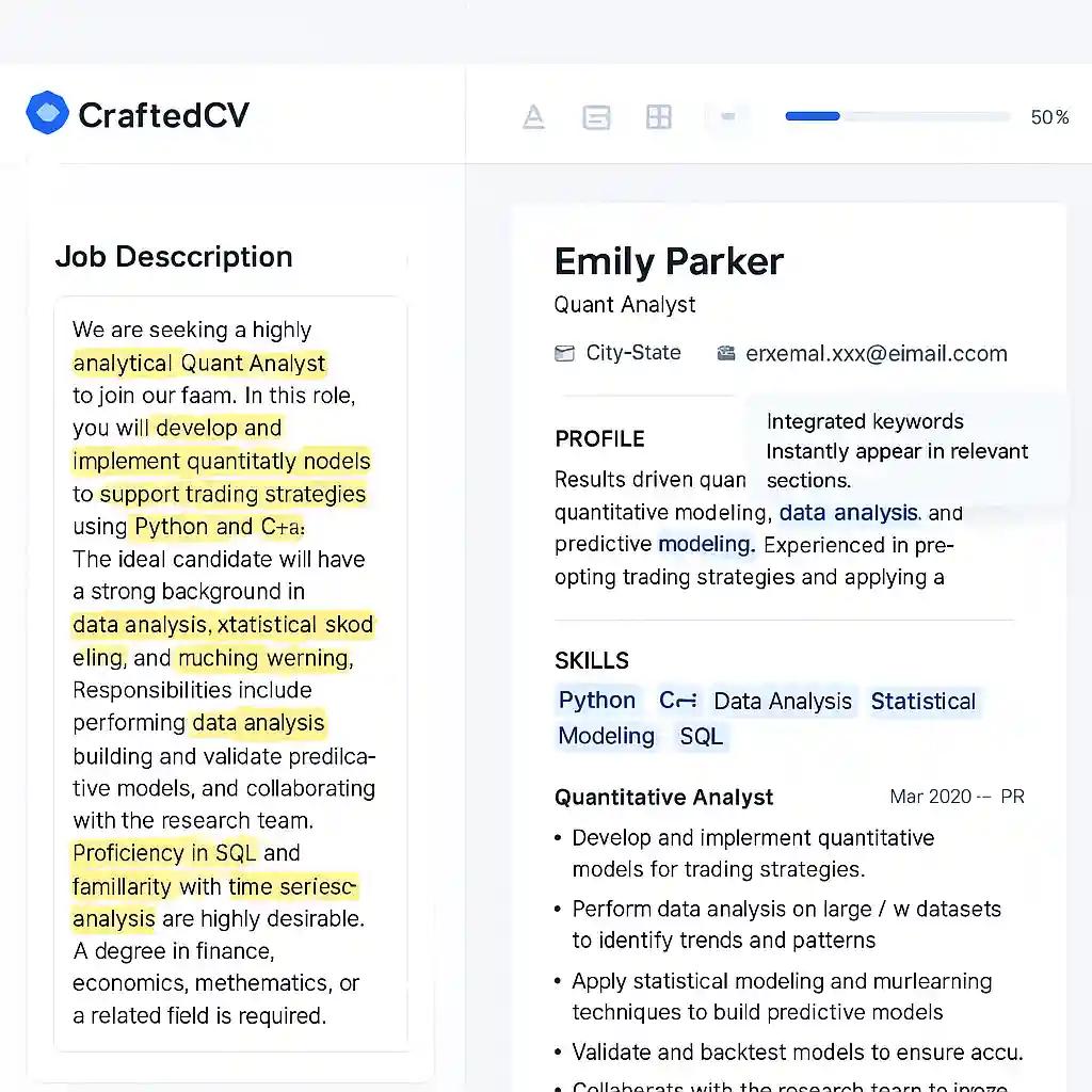 Quantitative Analyst Resume for Tech Companies: Proven Tips