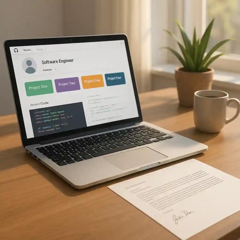 Software Engineer Cover Letter with GitHub Portfolio: Winning Examples