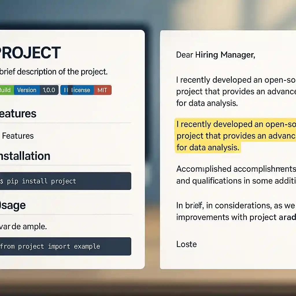 Software Engineer Cover Letter with GitHub Portfolio: Winning Examples