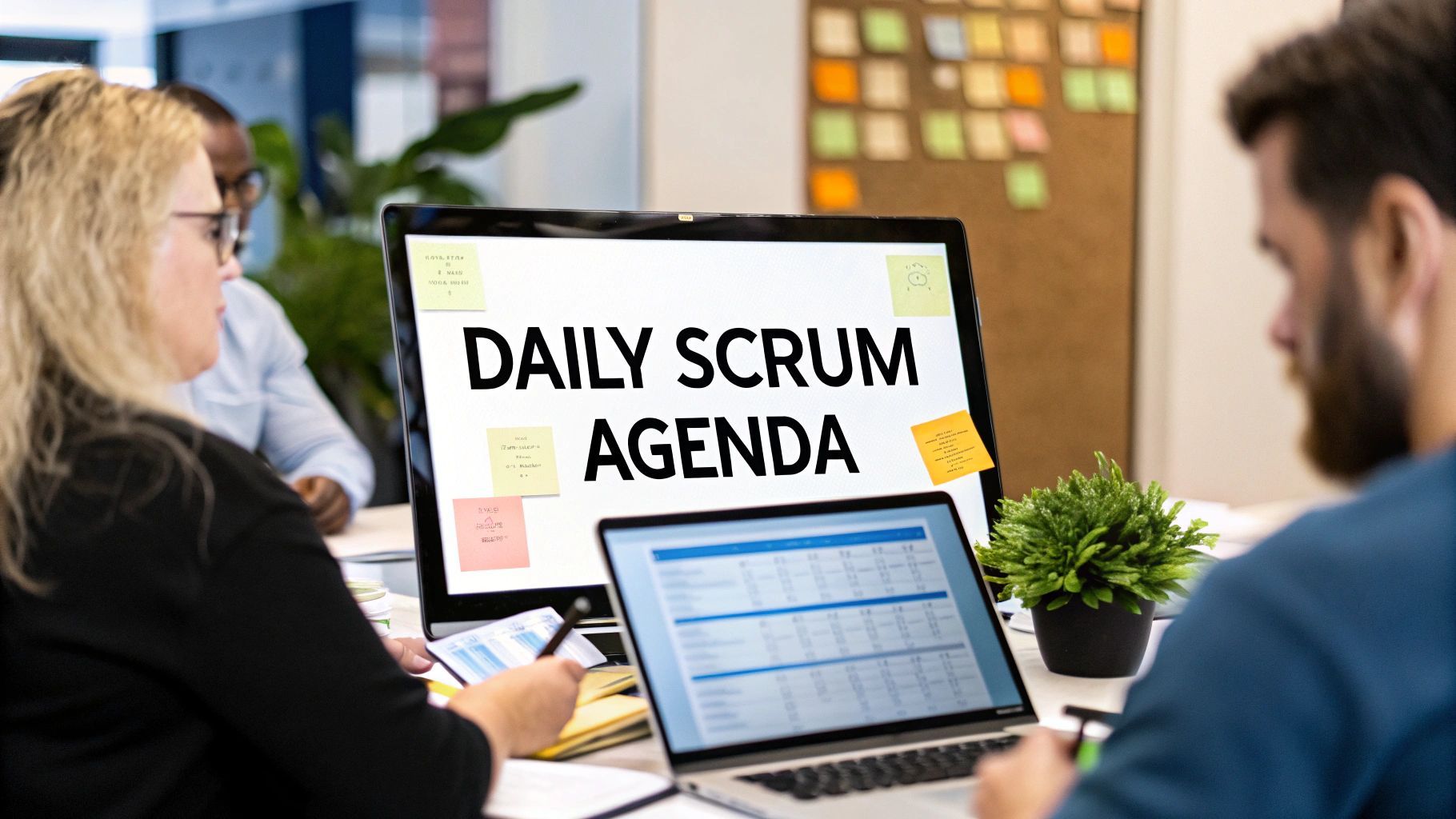 Daily Scrum: agenda for daily scrum meeting that actually... | Zest