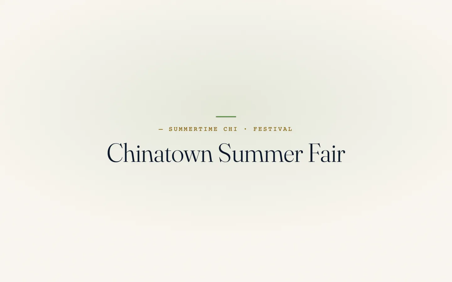 Chinatown Summer Fair 2026 — Dates, tickets, transit | Summertime Chi