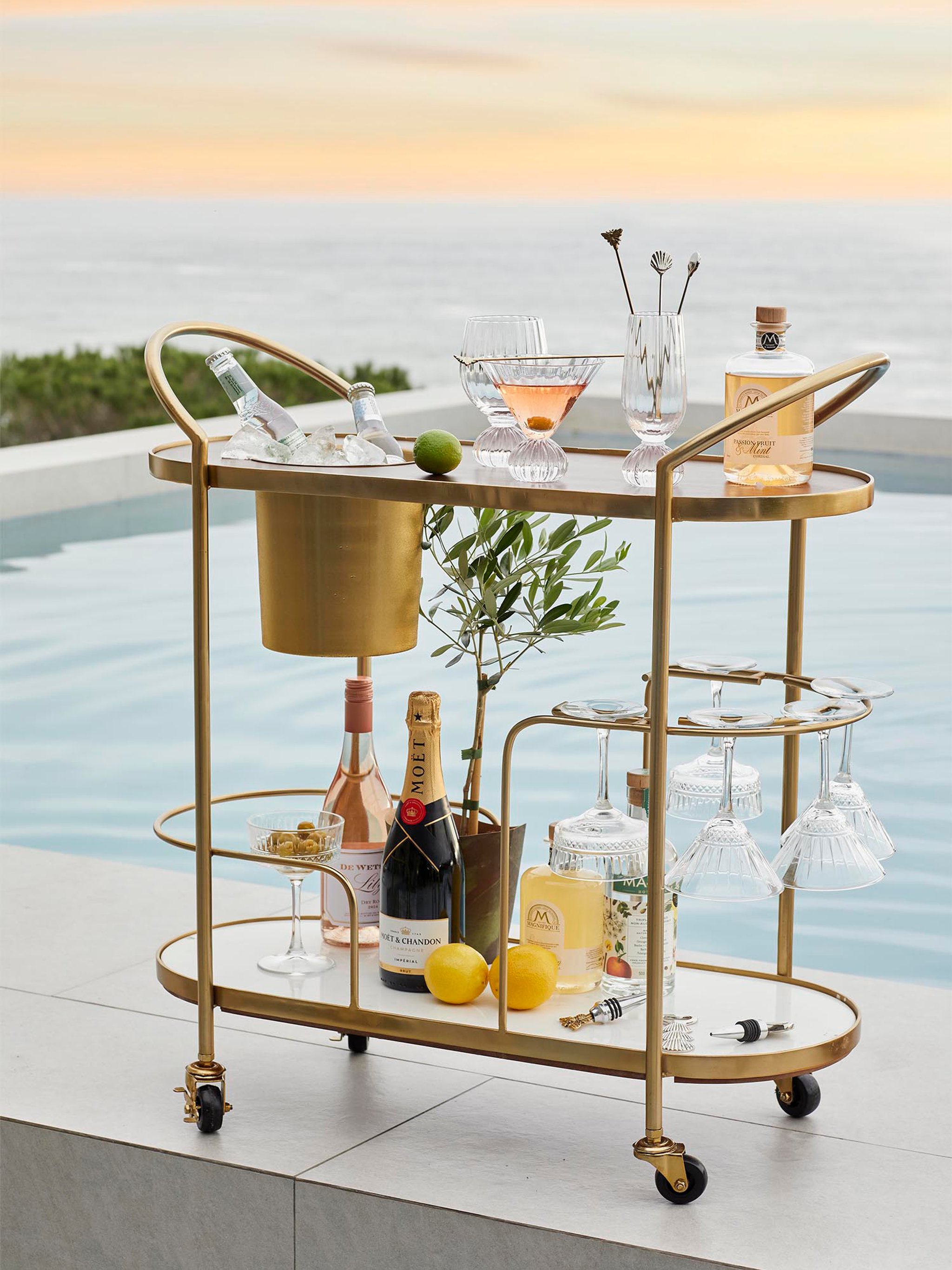 @home Furniture Storage Drinks Trolleys