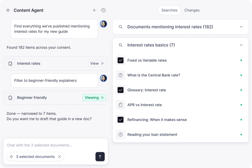 Content Agent: AI-powered content operations at scale | Sanity