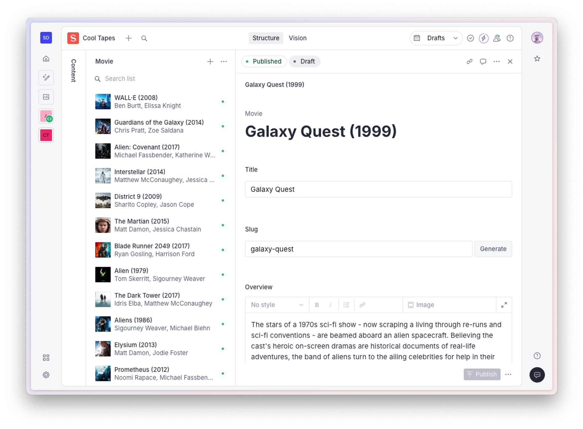 Set up and configure Dashboard | Sanity Docs