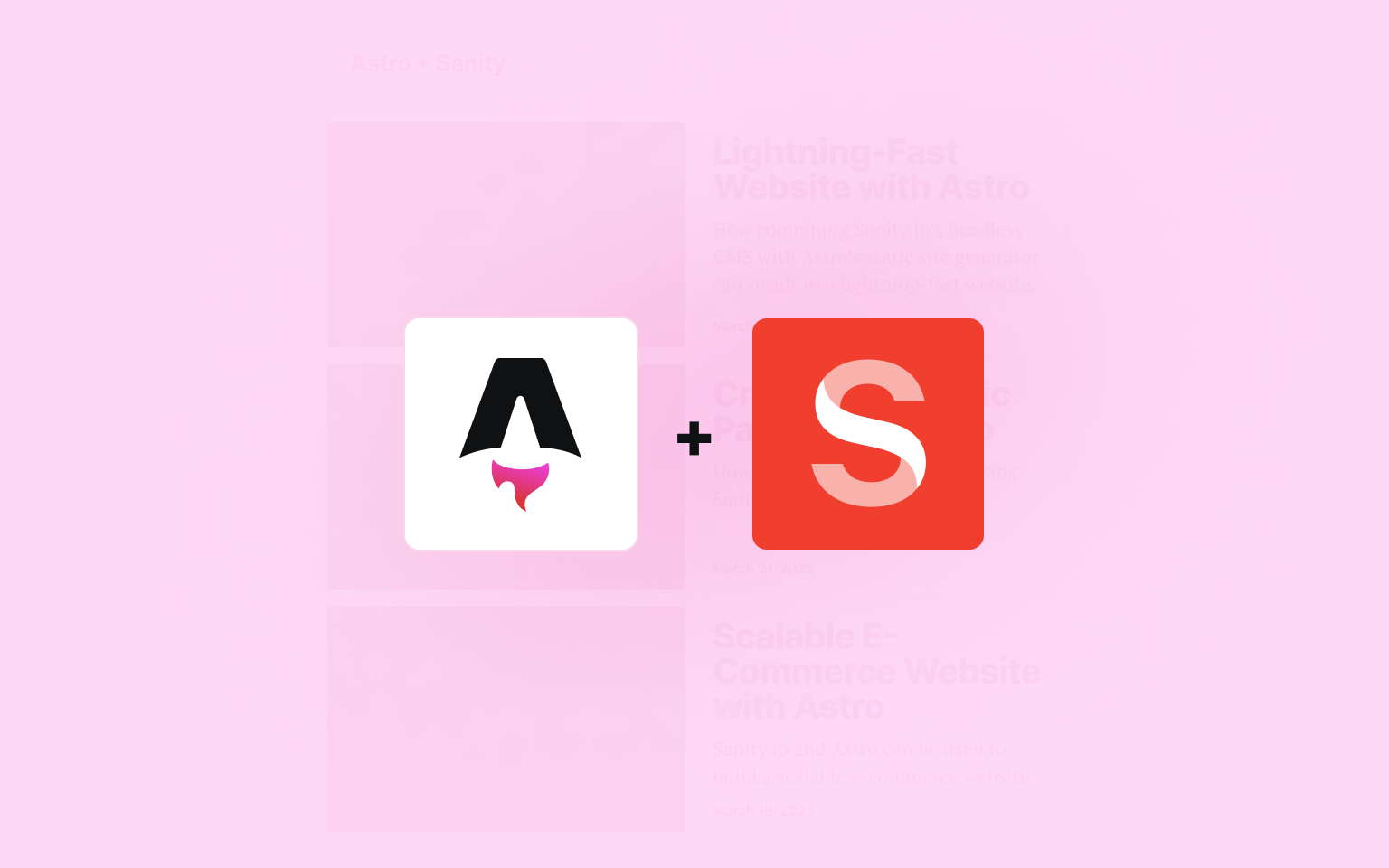 The best headless CMS for Astro - Voted #1 by developers