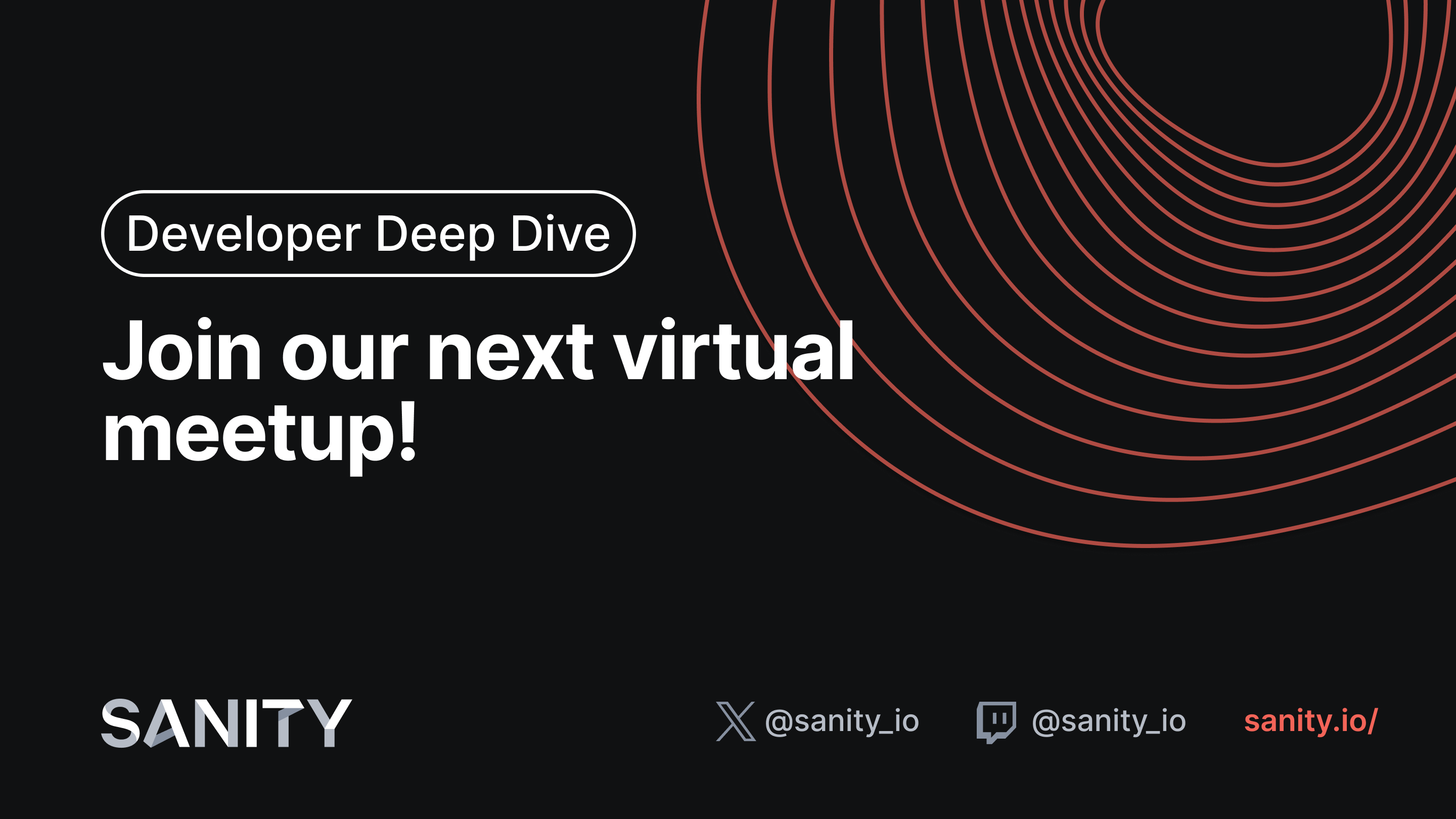 Virtual developer meetup | Sign up now