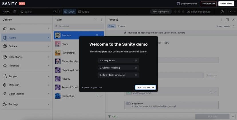 Sanity Demo - The Content Operating System for your business | Sanity