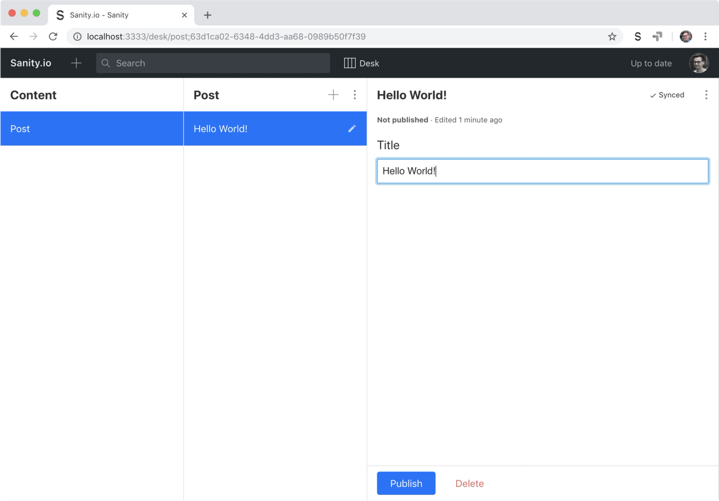 Getting started with Sanity as a headless CMS