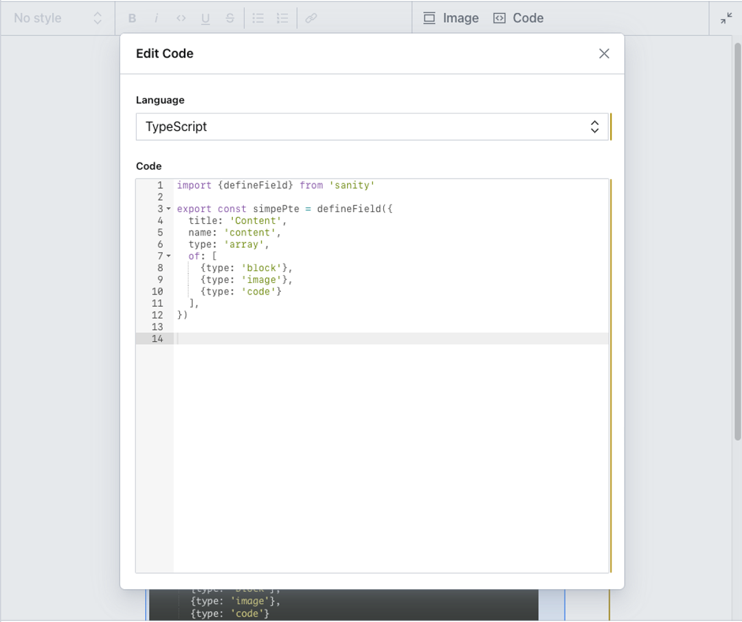Configure the Portable Text Editor | Sanity Docs