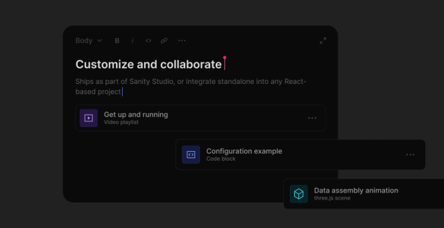 Sanity Studio | Sanity