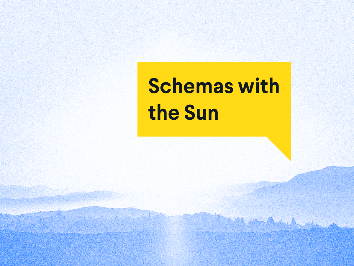Schema with the sun: Watch the 14-hour live stream schema hackathon