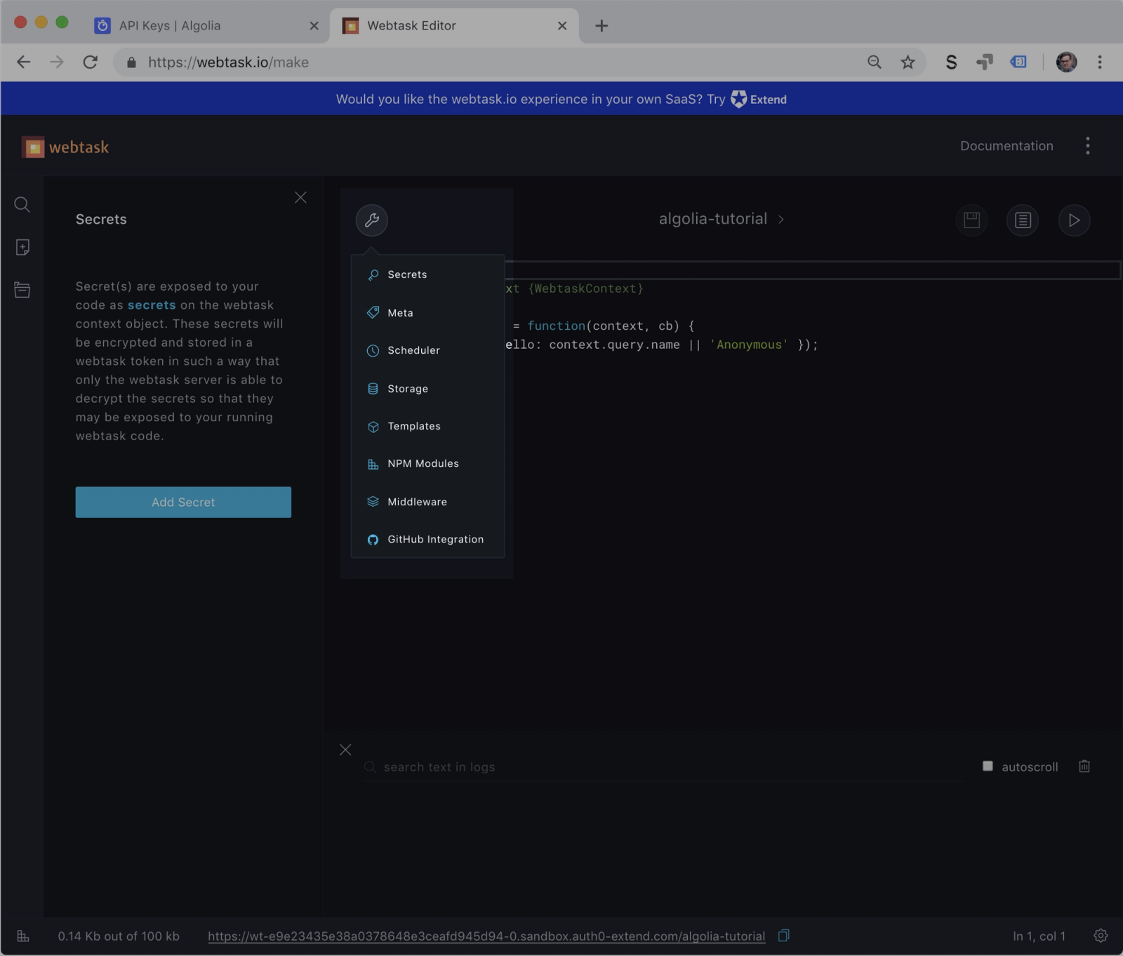 Indexing in Algolia using serverless functions (and observables!)