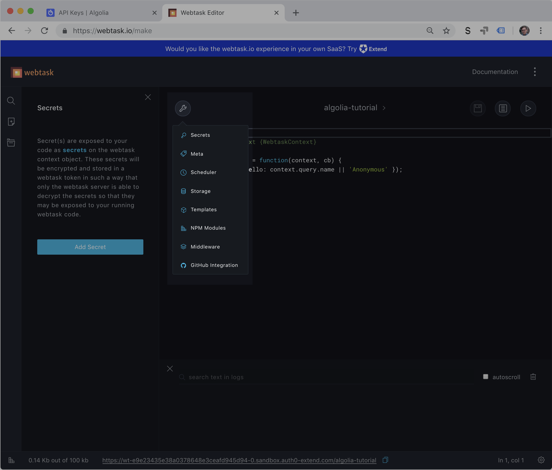 Indexing in Algolia using serverless functions (and observables!)