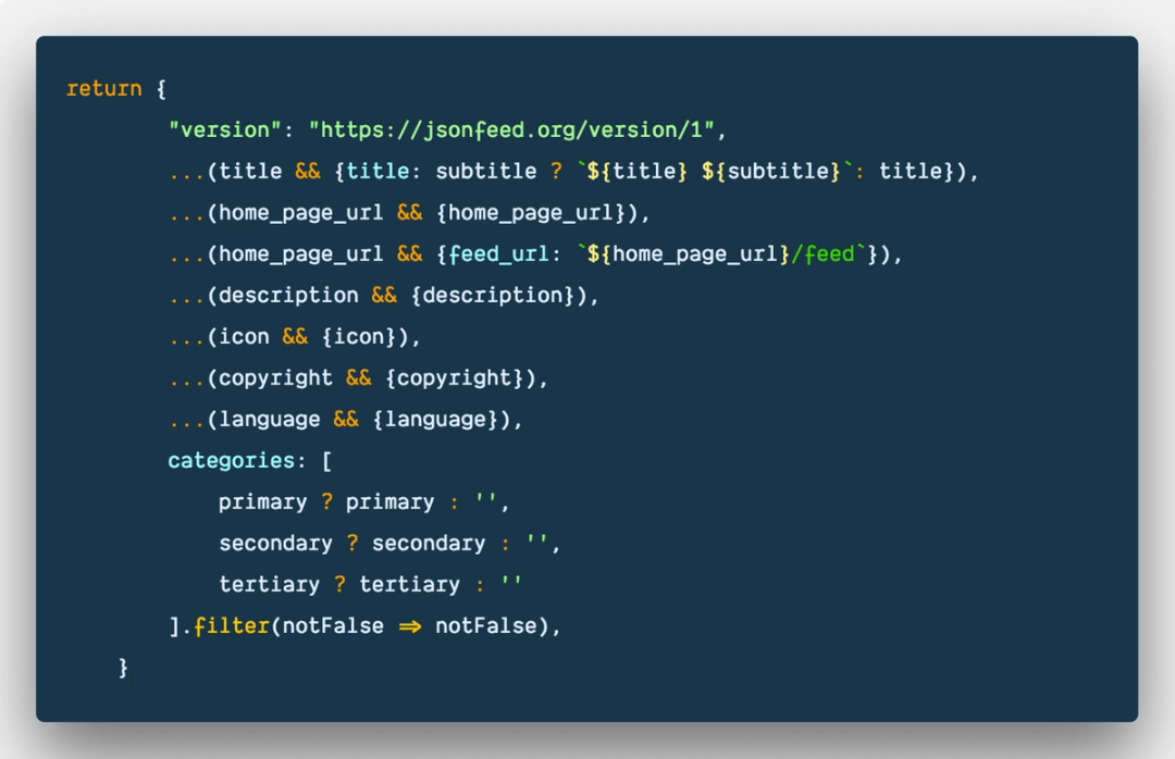 How to conditionally build an javascript object with features in | Sanity