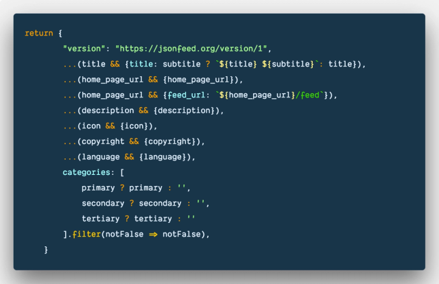 How to conditionally build an javascript object with features in | Sanity