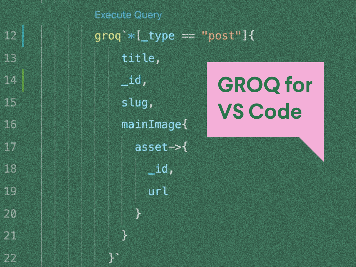 Query your data inside VS Code | Sanity Query your data inside VS Code | Sanity