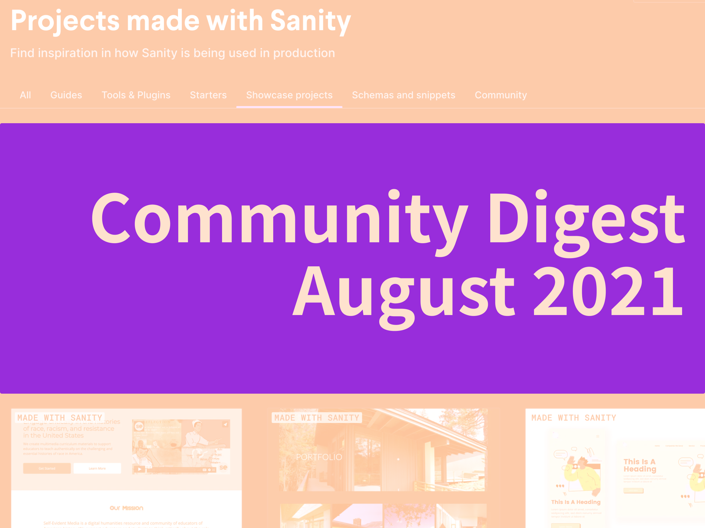 Community Digest - August 2021